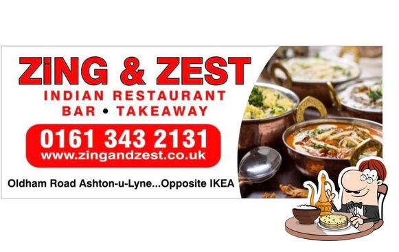 Menu of Zing & Zest Indian Restaurant, Ashton-under-Lyne - indian ...