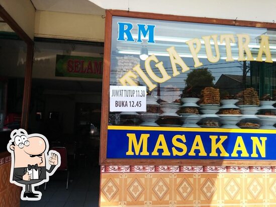 Carta del restaurante RM Tiga Putra Minang, Karawang