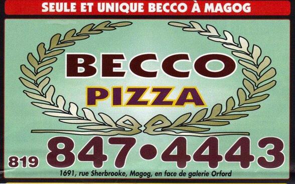 Becco Pizza, Magog - Restaurant menu, prices and reviews