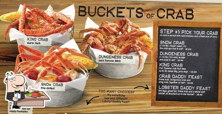 Menu at The Crackin' Crab restaurant, Dubai
