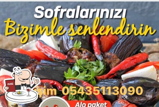 Menu at Kervansaray Kebap, Viranşehir