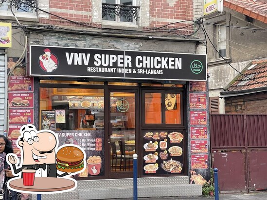Menu au Vnv Super Chicken restaurant, Drancy