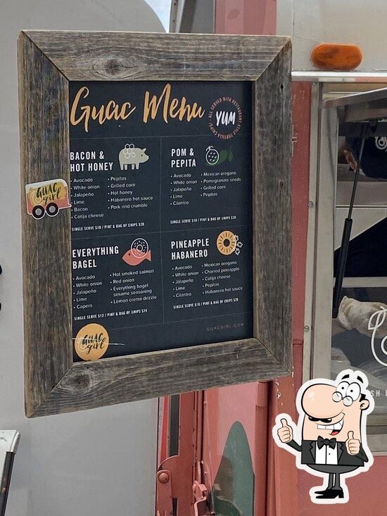 Menu at Guac Girl restaurant, Phoenix