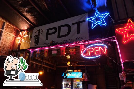 Menu at PDT Bar, Bangkok