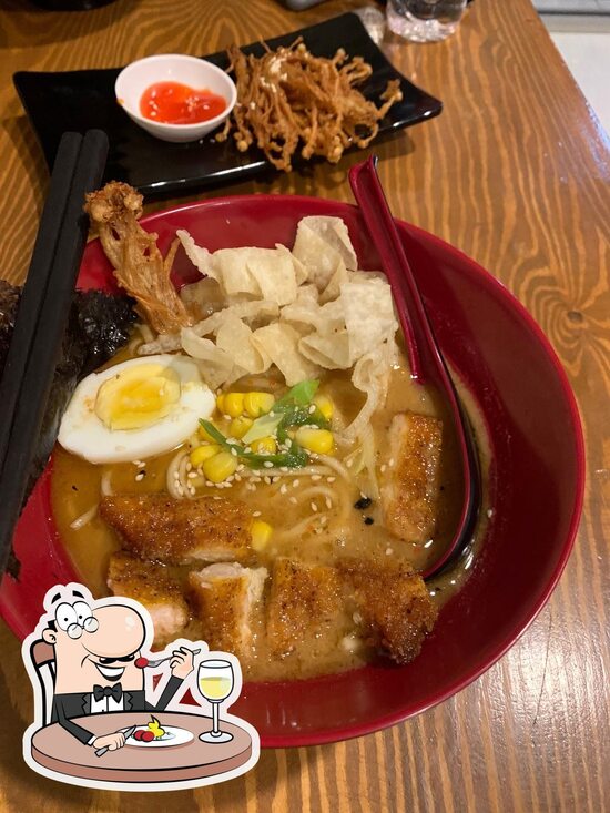Menu at Sora Ramen restaurant, South Tangerang