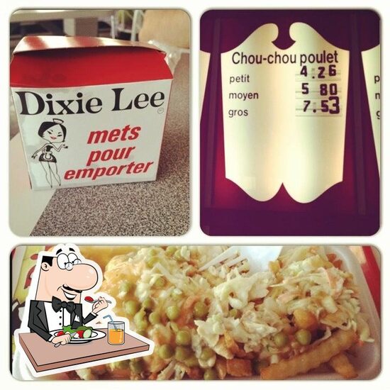 Menu au Dixie Lee restaurant, Bonaventure, 80 QC-132