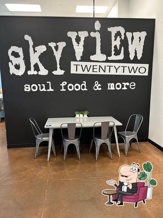 Menu at SkyView 22 restaurant, Charlotte