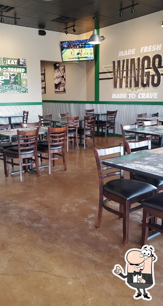 Menu at Wingstop restaurant, Andrews