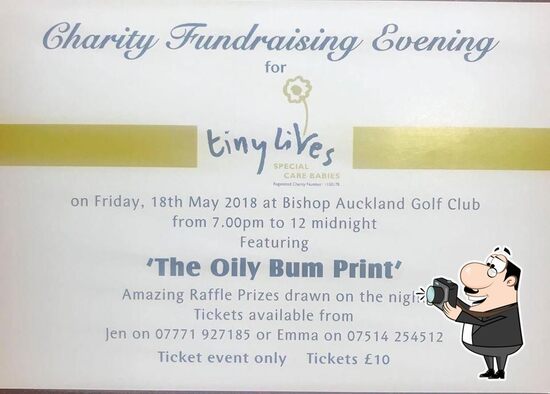 Carta de Bishop Auckland Golf Club, Bishop Auckland