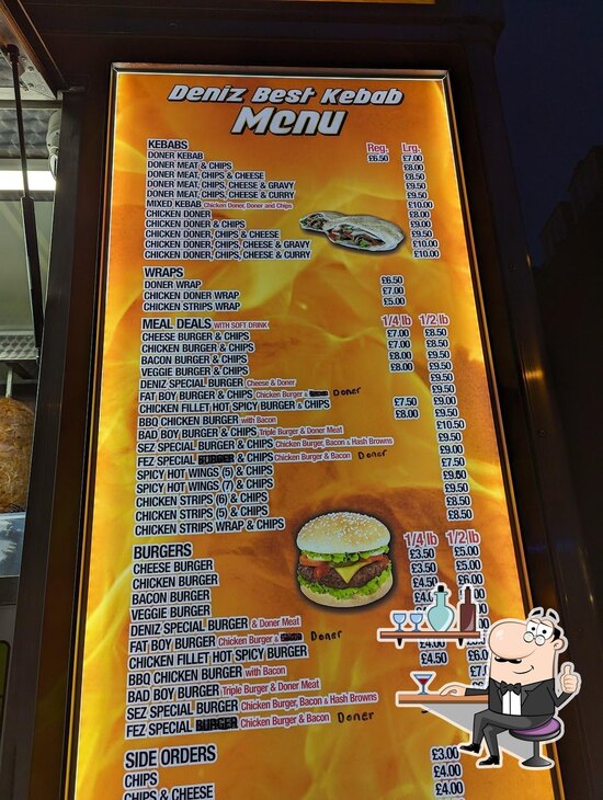 Deniz Best Kebab, York - Restaurant menu, prices and reviews