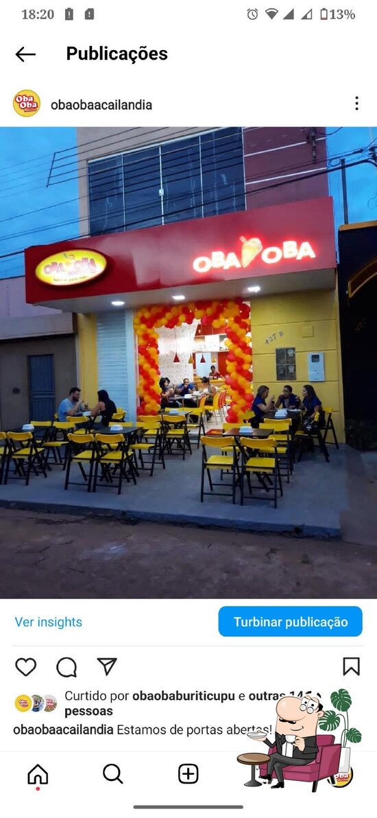 Menu em Oba Oba Açailândia, Açailândia