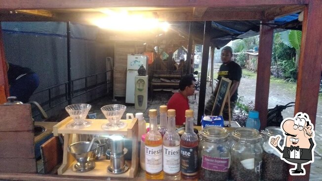 Menu at Saung kuring restaurant, Purwakarta