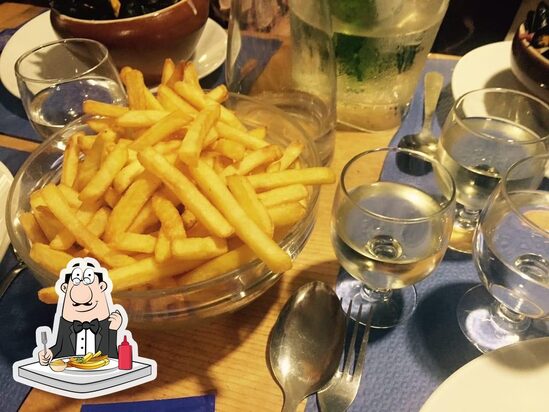 Menu at Chez Lolo restaurant, Saint-Palais-sur-Mer