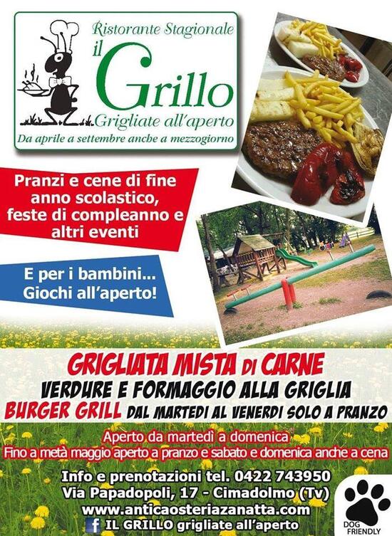 Menu da Il Grillo pub & bar, Cimadolmo, 17