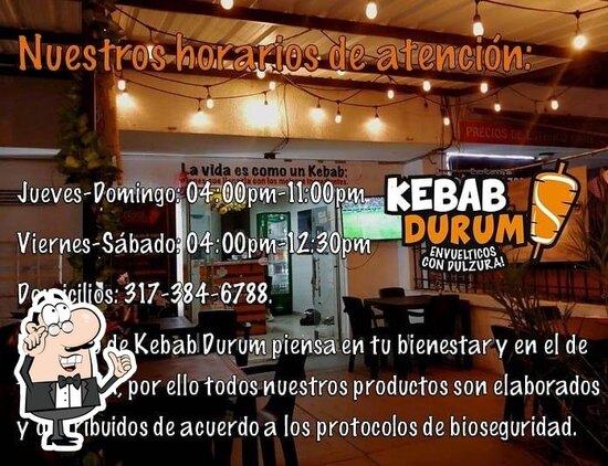 Kebab Durum, Cali - Menú del restaurante, precios y reseñas