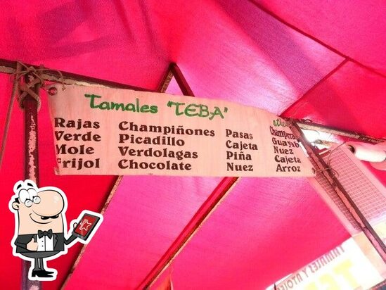 Menu at Tamales y Atoles TEBA restaurant, Cuautitlán Izcalli
