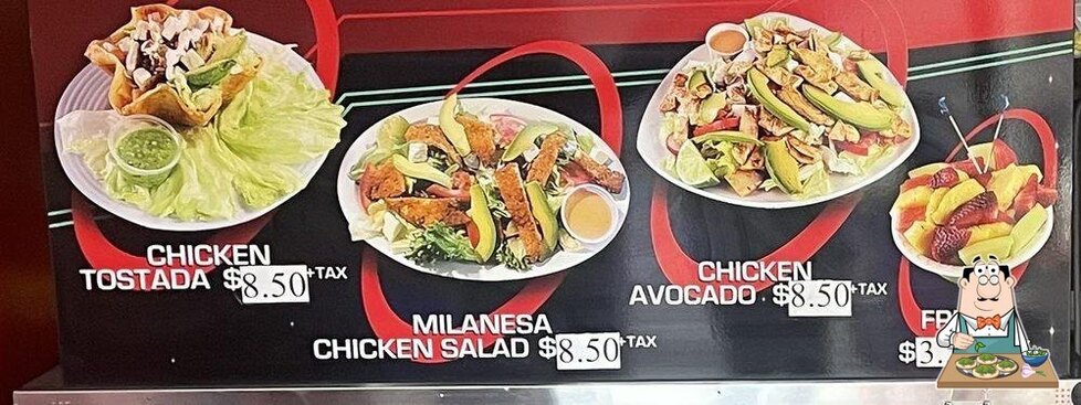 Menu at Planet Restaurant, Los Angeles