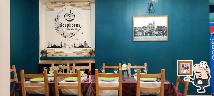 Menu at Bosphorus restaurant, Katowice