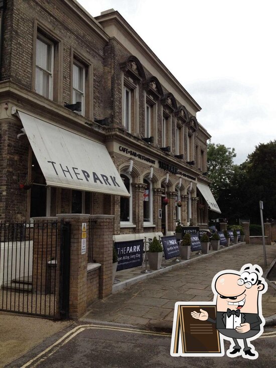 Park Lodge in Teddington - Restaurant menu