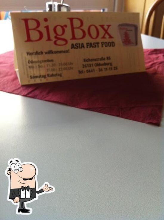 Speisekarte von Big Box fast Food, Oldenburg