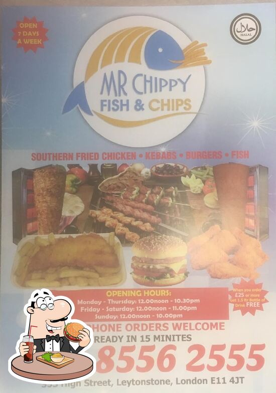 Mr Chippy, London, Leyton - Restaurant menu, prices and reviews