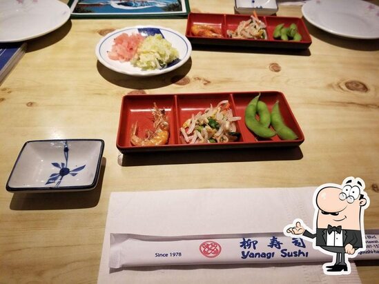 Menu at Yanagi Sushi restaurant, Honolulu