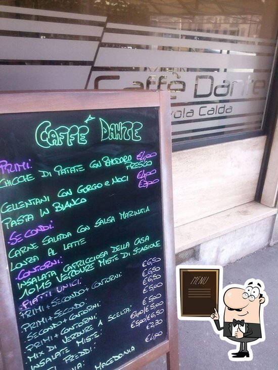 Caffè Dante, Turin, Dante - Restaurant menu, prices and reviews