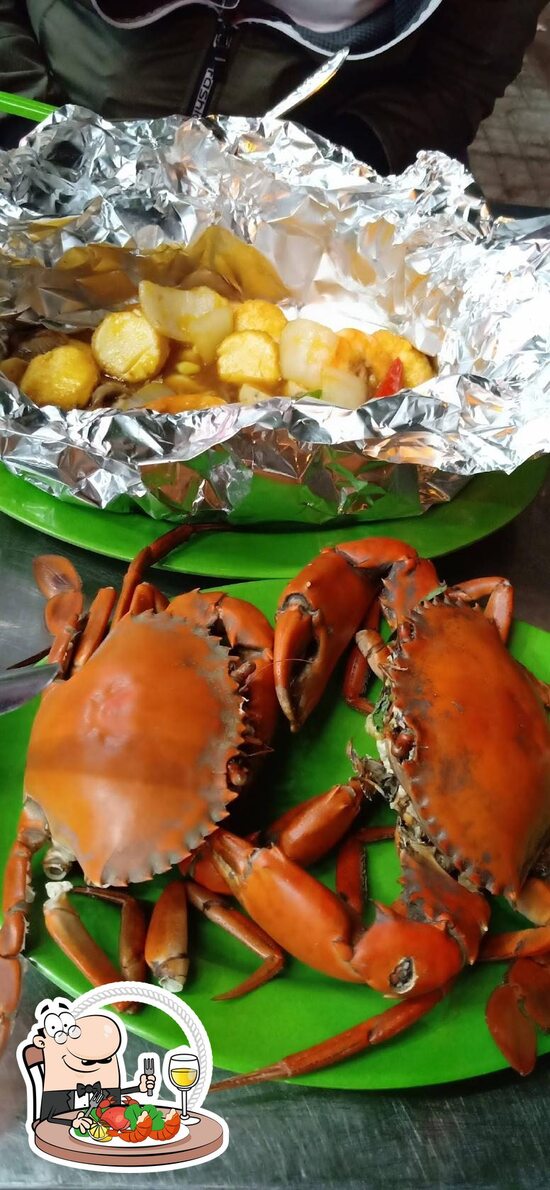 Menu at Cua Dũng Năm Căn restaurant, Ho Chi Minh City