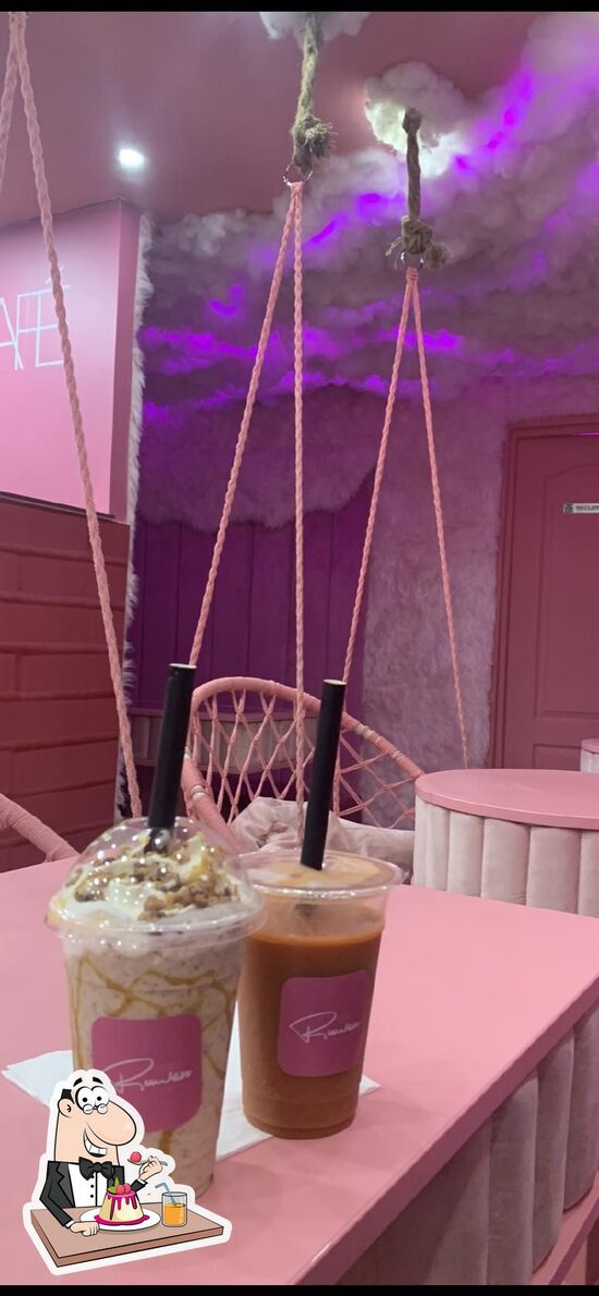 Menu at Pinky Cloud restaurant, Paris