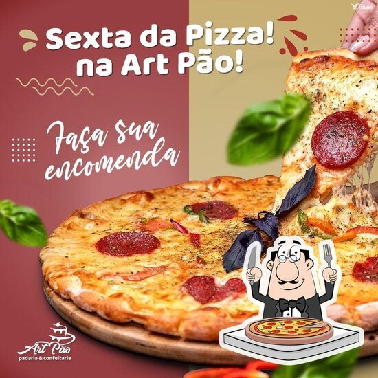 Menu at Art Pão, Brazil, R. Felipe Schmidt