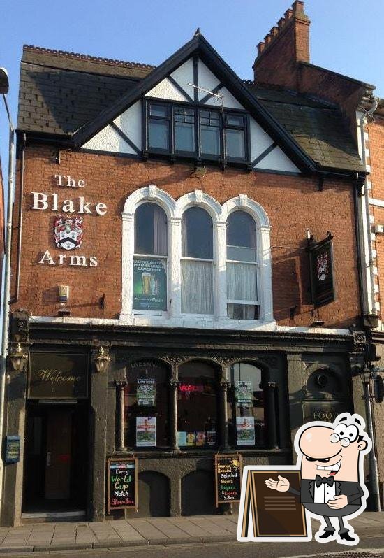 Carta del pub y bar Blake Arms Hotel, Bridgwater