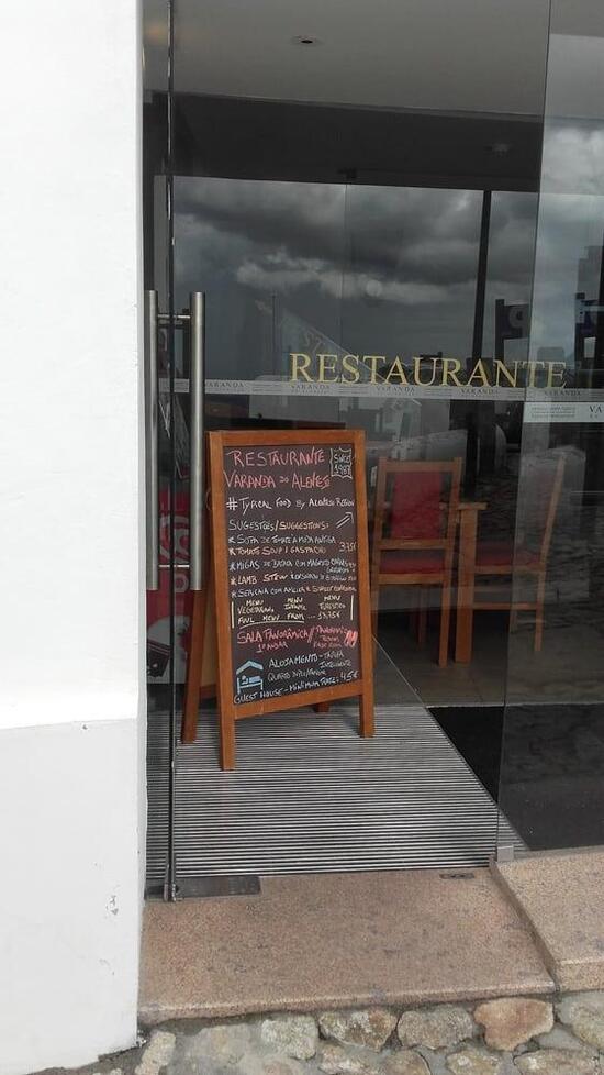 Menu em Varanda do Alentejo restaurante, Marvão