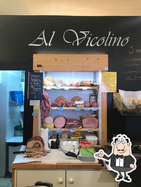 Menu at Al Vicolino fast food, Volterra