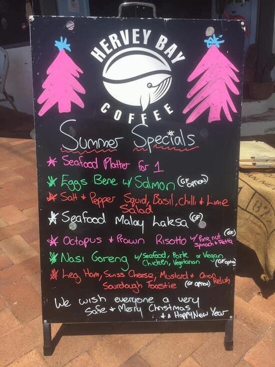 Menu at Hervey Bay Dayman General Store fast food, Urangan