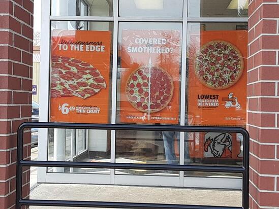Menu at Little Caesars Pizza restaurant, Lower Burrell