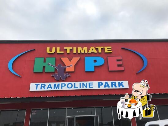 Menu at Ultimate Hype Trampoline Park, Rio Grande City