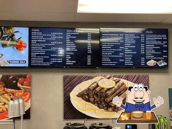 Menu at Yummi Saj restaurant, Orland Park