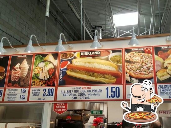 Carta de Costco Food Court, Mississauga, Rodeo Dr