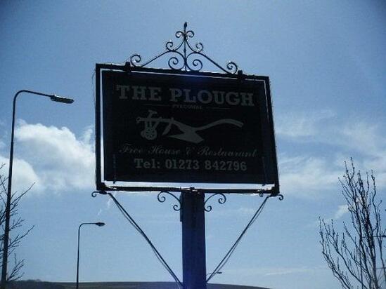 Menu at The Plough Pyecombe pub & bar, Brighton