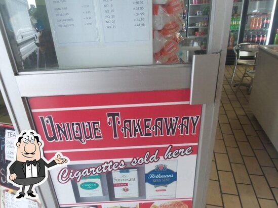 Menu at UNIQUE TAKEAWAY restaurant, Outer West Durban