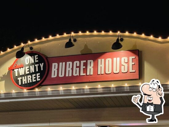 Menu at One Twenty Three Burger House restaurant, St. Augustine