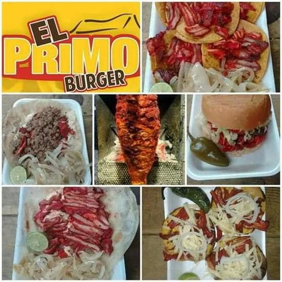 Menu at El Primo Burger Guadalupe restaurant, Guadalupe