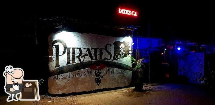 Menu at Ocean Pirate's Cafe, Anjuna, 804