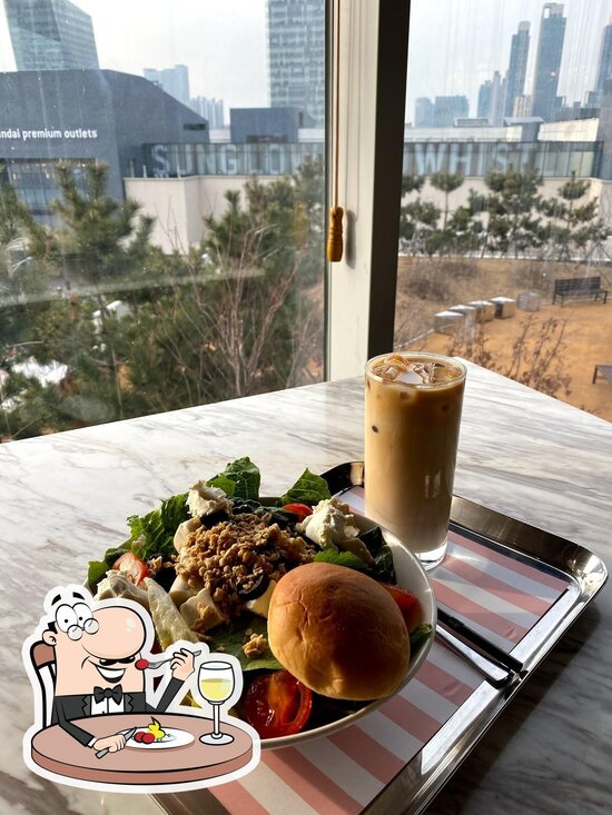 Menu at Grow cafe, Incheon, Songdo-dong