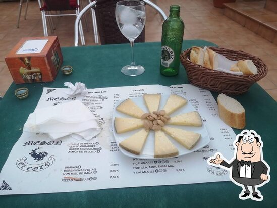 Menu at Mesón El Coto restaurant, Villanueva del Rey