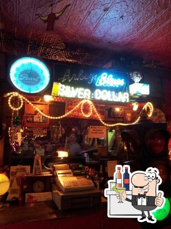 Menu at Arkey Blue's Silver Dollar pub & bar, Bandera