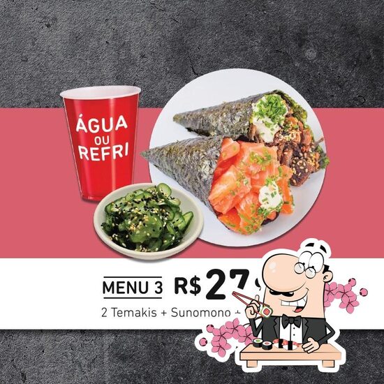 Menu at Sushiway restaurant, Florianópolis