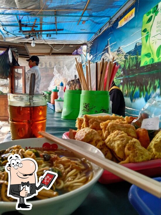 Menu at Bakso Sapi Bogie restaurant, Indonesia