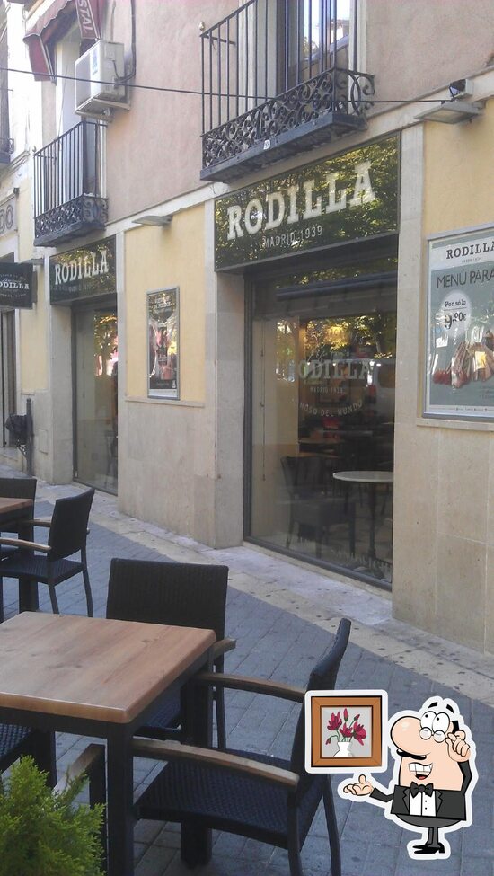 Menu at Rodilla restaurant, Aranjuez