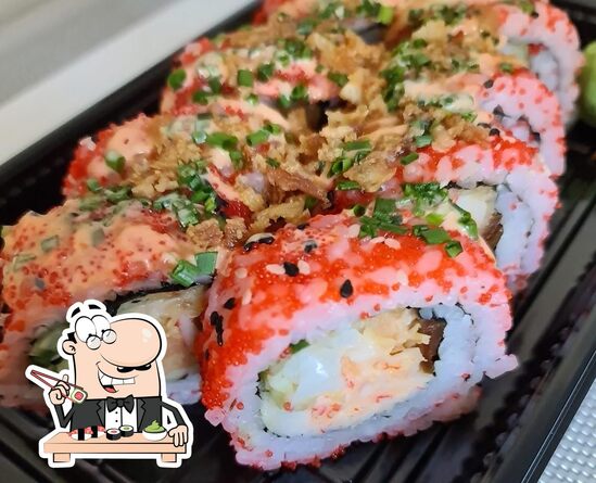Menu at Sushi Poke Go restaurant, Torun